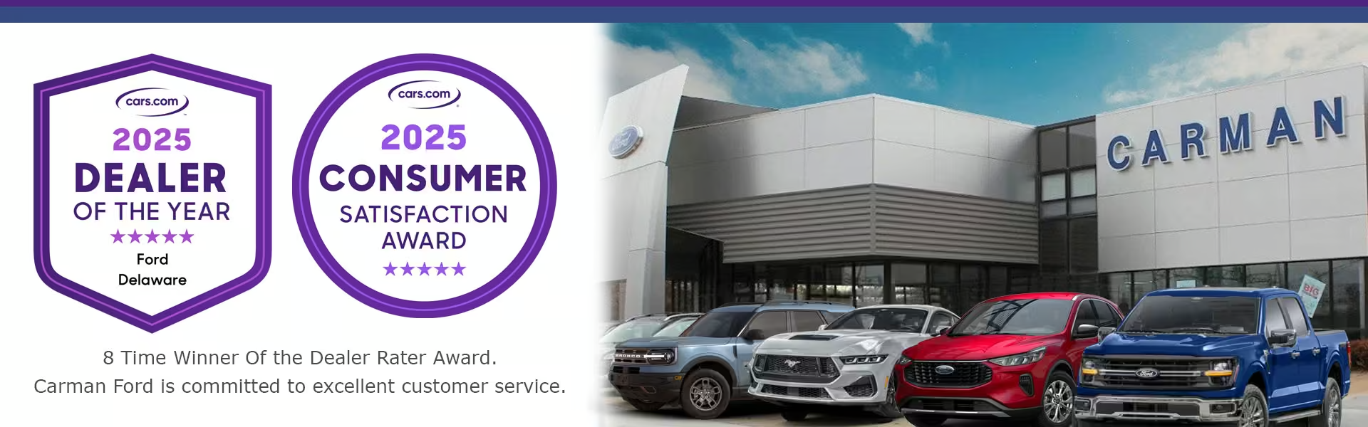 Top Ford Dealer Near Wilmington, DE | Carman Ford