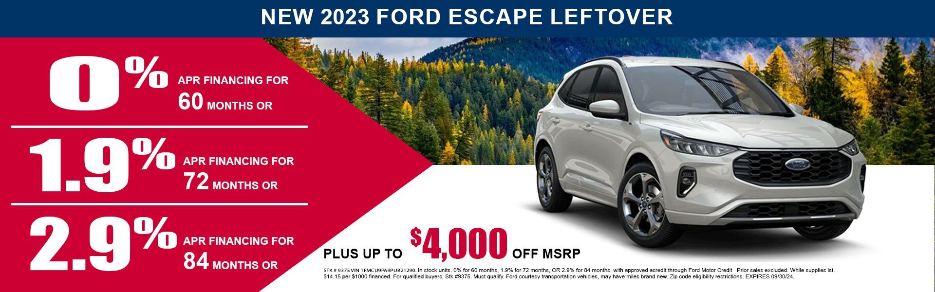 Ford Monthly Specials - Carman Ford