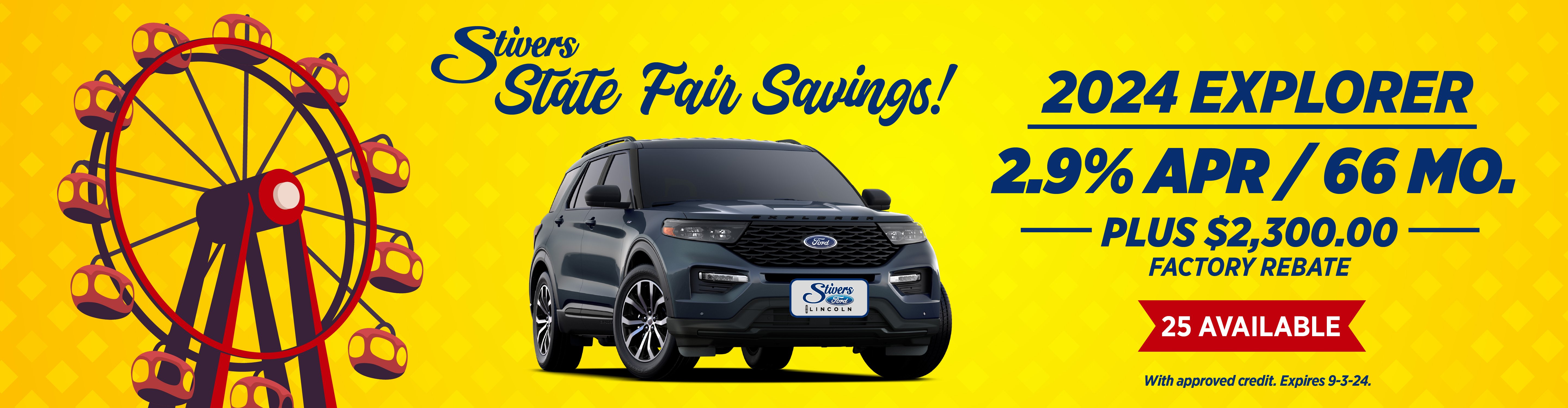 New Car Specials at Stivers Ford Lincoln of Iowa