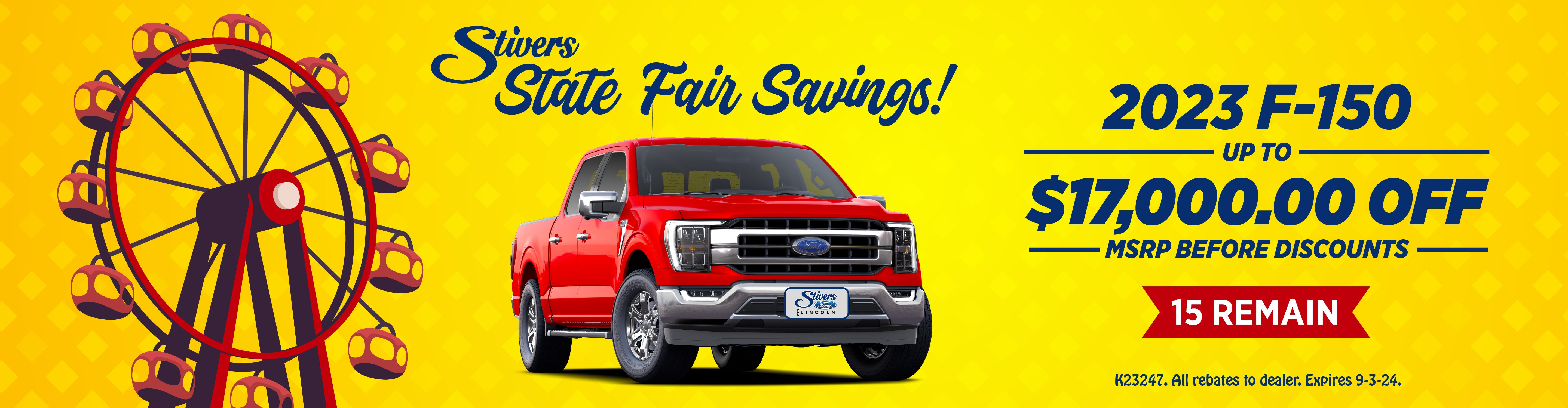 New Car Specials at Stivers Ford Lincoln of Iowa