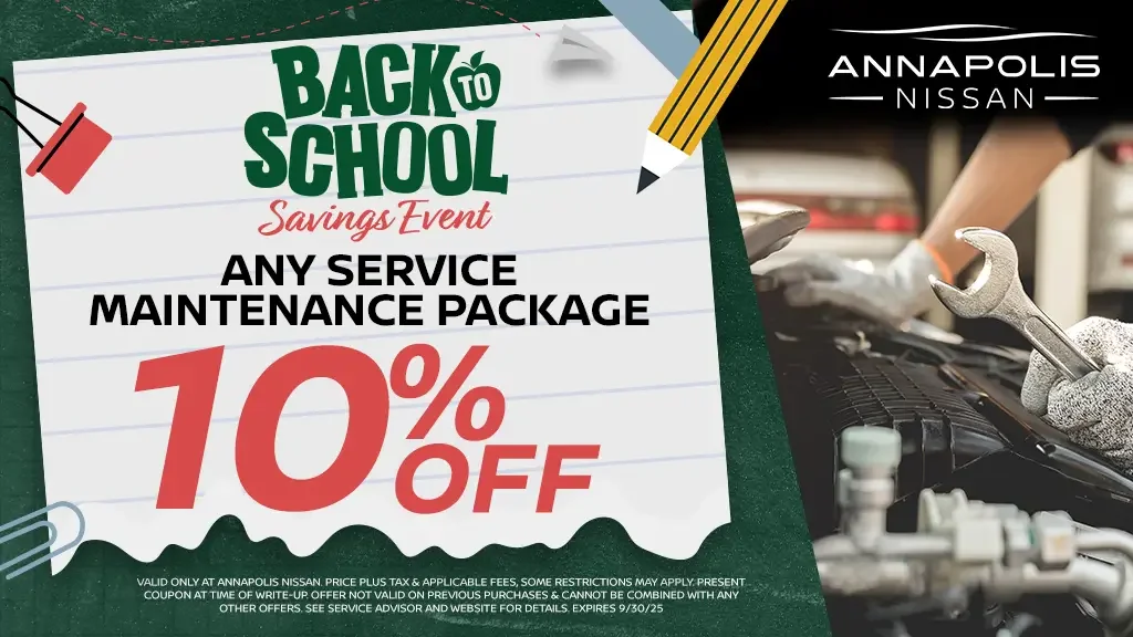 Nissan Service & Parts Specials | Annapolis, MD Dealer