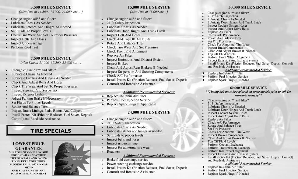 Recommended Service Outline For Your Hyundai