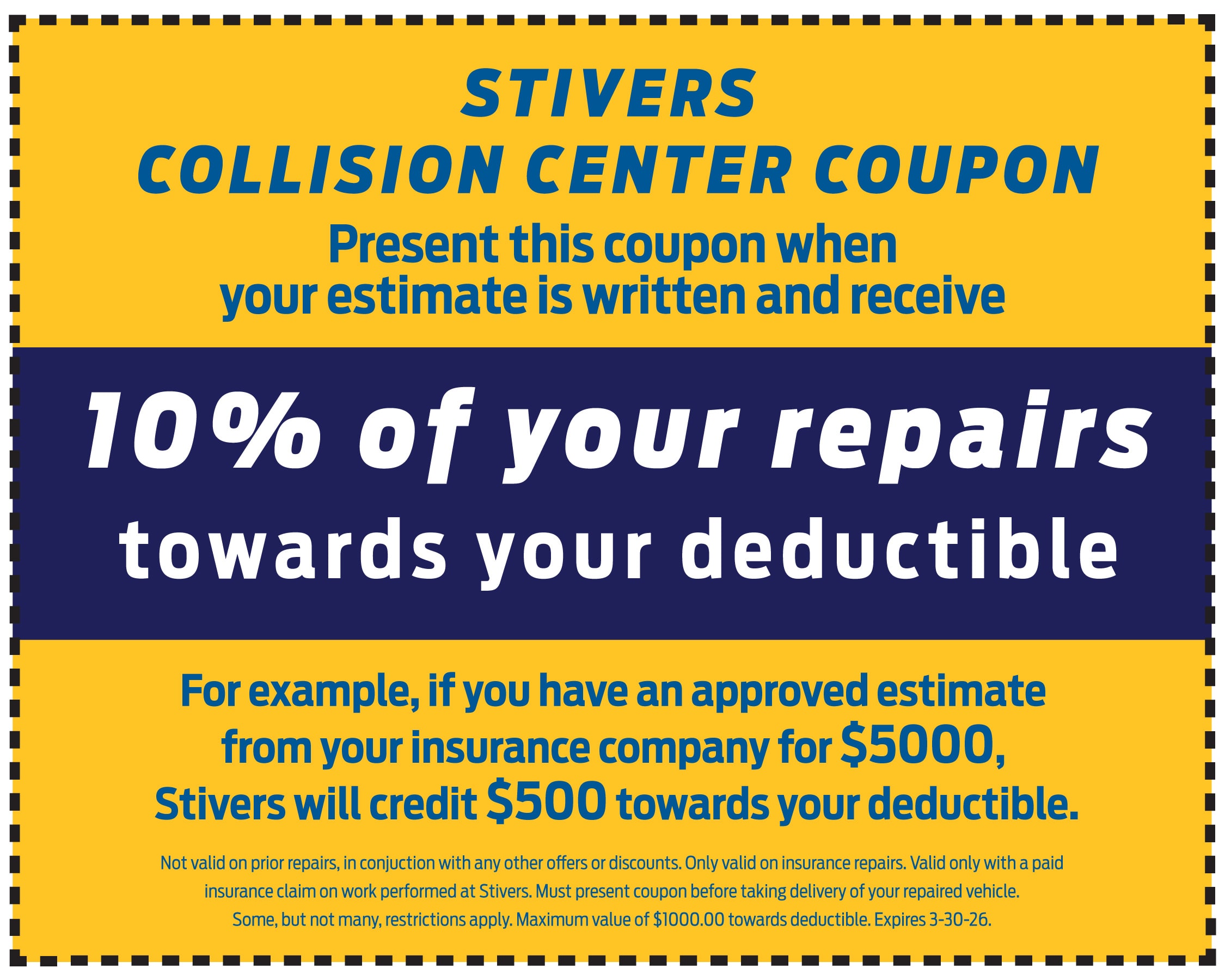 Service and Quick Lane Specials at Stivers Ford Lincoln of Iowa