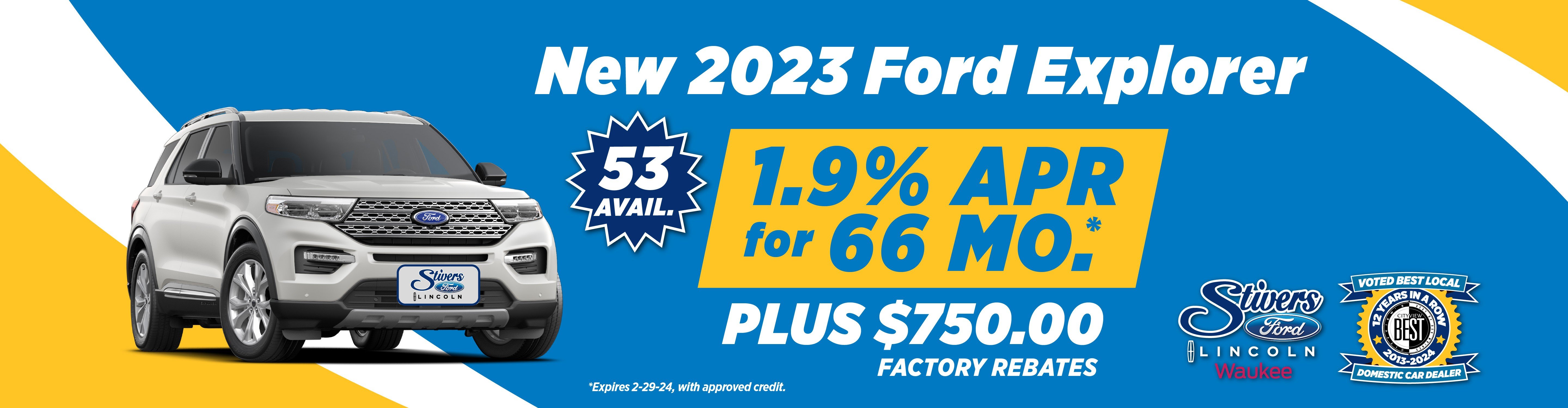 New Car Specials at Stivers Ford Lincoln