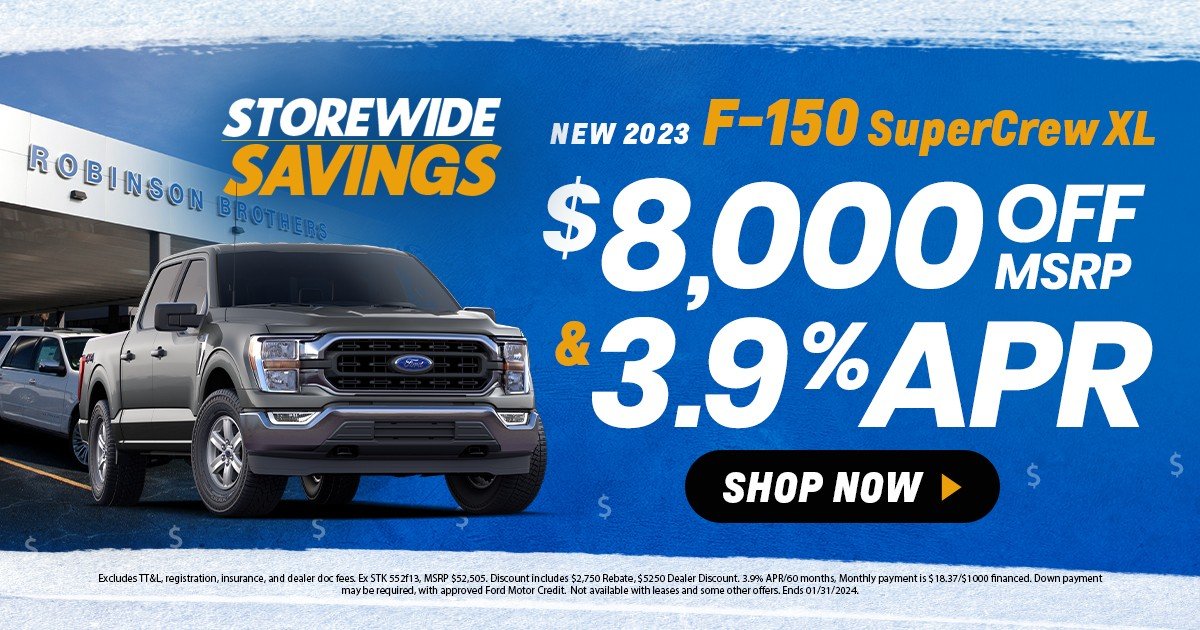 #1 Volume Baton Rouge Ford Dealer – Robinson Brothers Ford